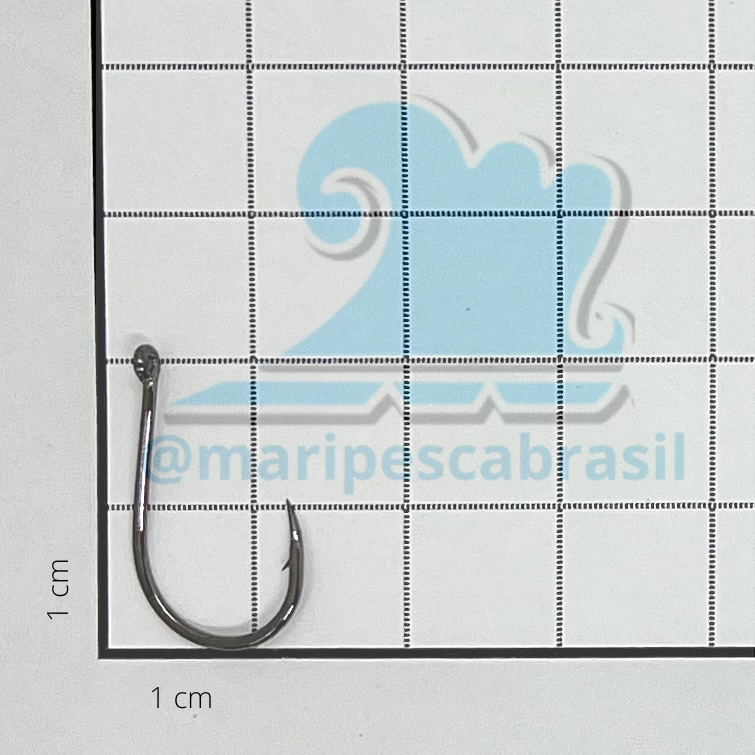 Maripesca | Anzol Kawasemi Tinu Black 6 - c/ Fisga - (10 unid)