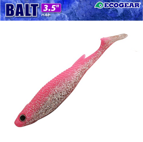 Maripesca | Isca Soft Ecogear BALT 3.5" - 8.8cm - (Com cheiro e sabor) - 6 unid - (Cores a escolher)