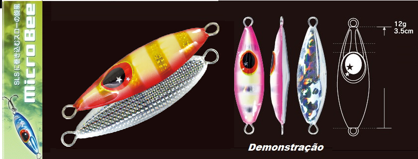 Maripesca | Jig Xesta - Micro Bee - 12g - 3.5cm - (Cores a escolher)