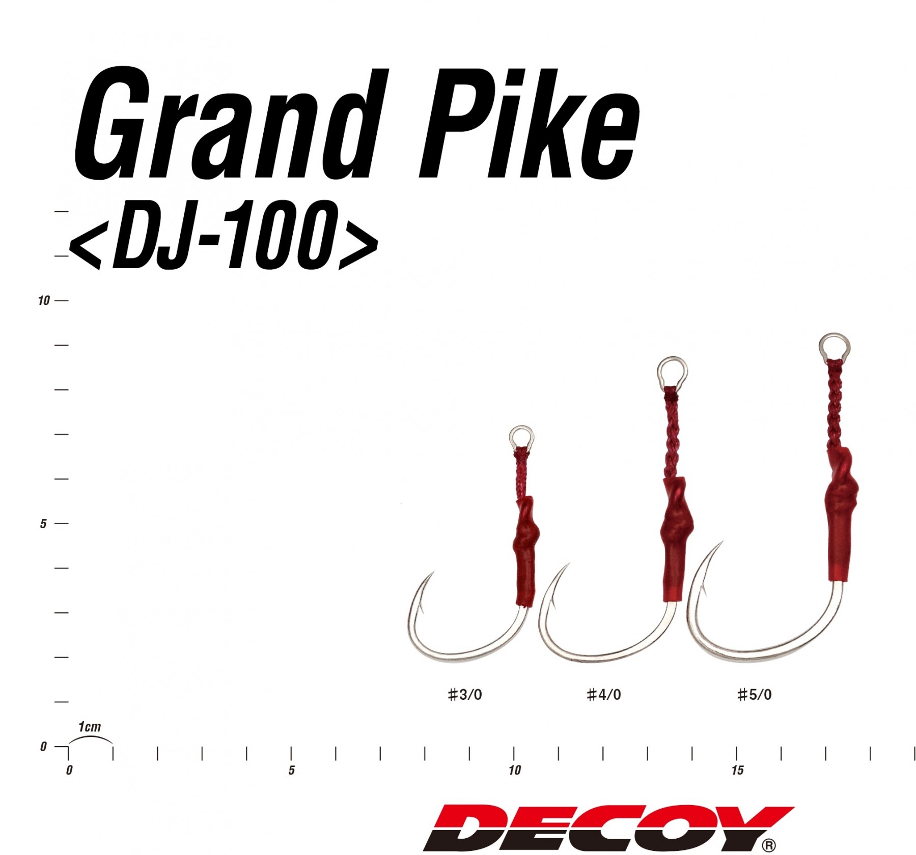 Maripesca | Assist Hook Decoy DJ-100 - Grand Pike - (Tamanhos a escolher)