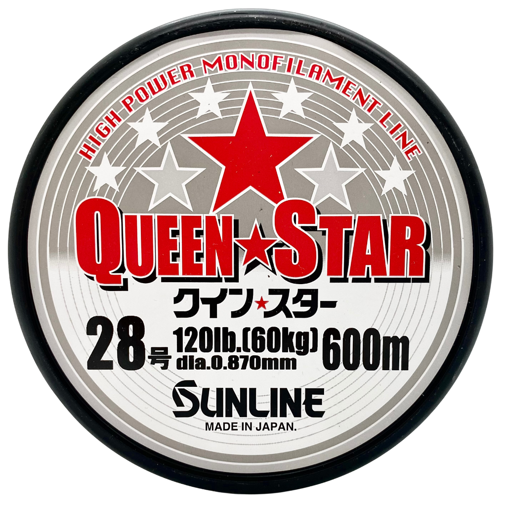 Maripesca | Linha Sunline - Nylon Queen Star - Branca (Clear) - (200m e 600m) - (Tamanhos a ...