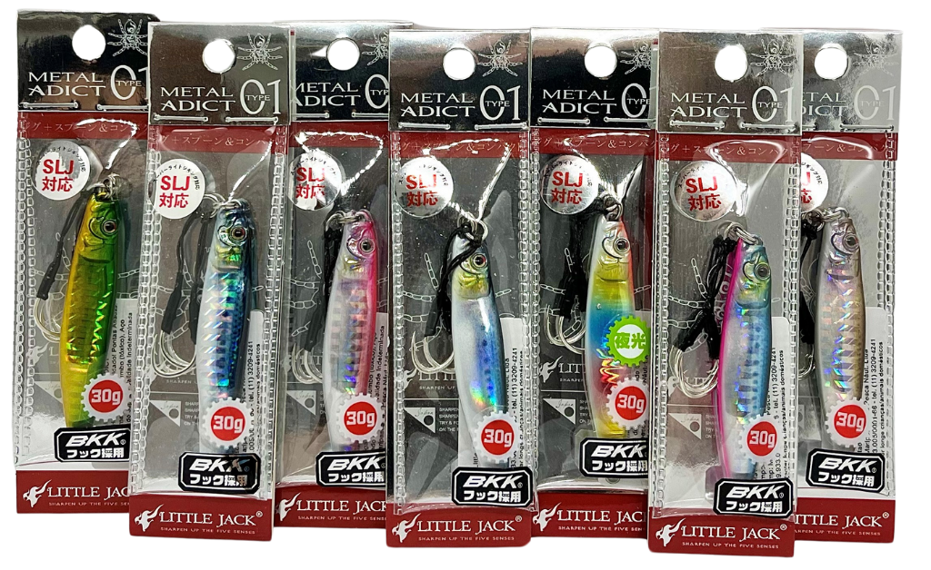 Maripesca | Jig Little Jack - Metal Adict Type 01 - 30g - 6.5cm - (Cores a escolher)