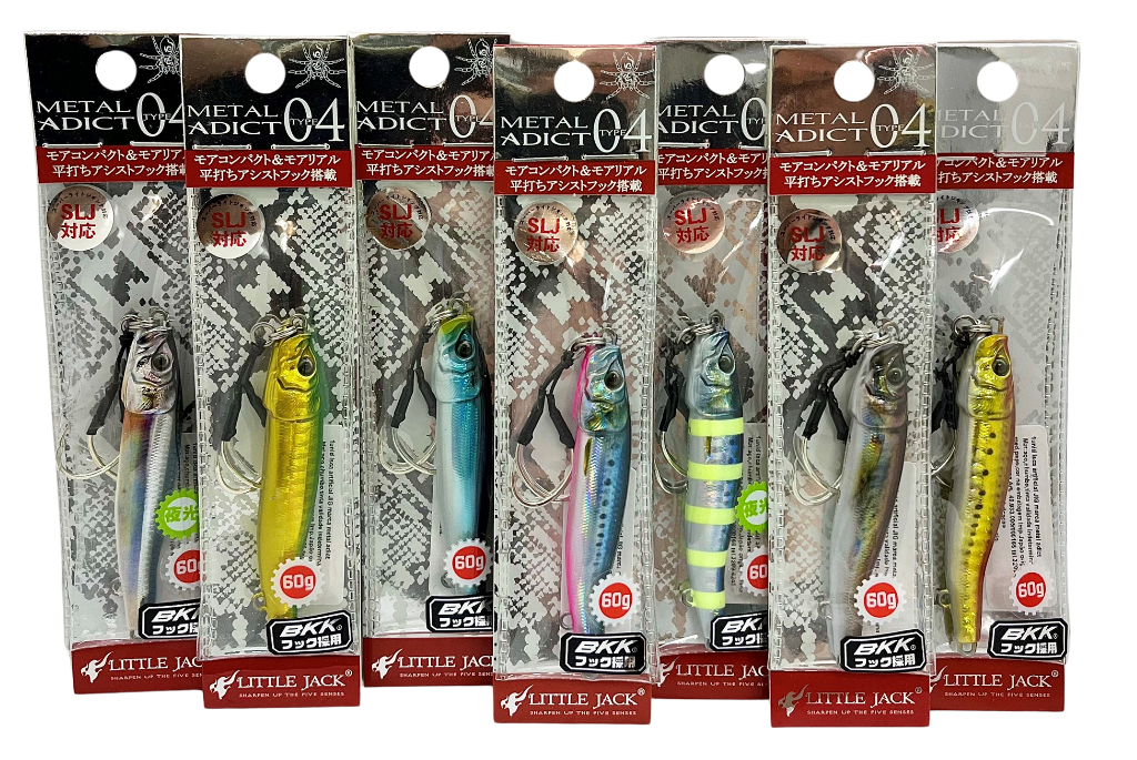 Maripesca | Jig Little Jack - Metal Adict Type 04 - 60g - 8.3cm - (Cores a escolher)